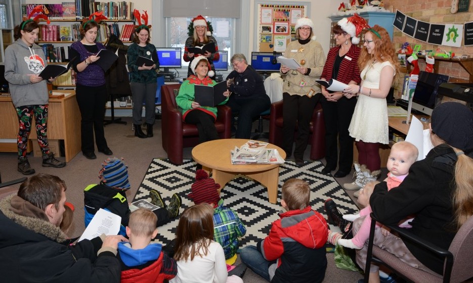 Library staff get into Christmas spirit with sing-a-long – The Aylmer ...