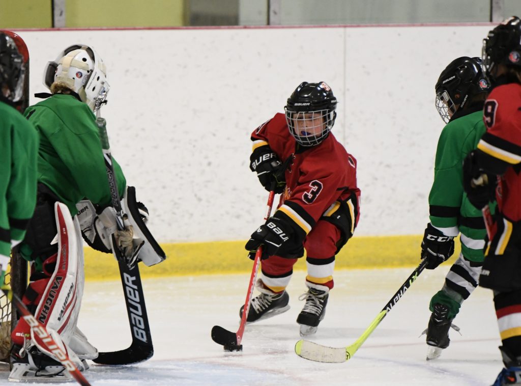 Aylmer U8/9 hosts St. Thomas on split rink – The Aylmer Express